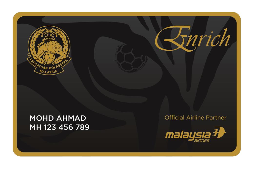 Enrich x FAM Harimau Malaya Limited Edition Card (Gold Lining) - *While ...