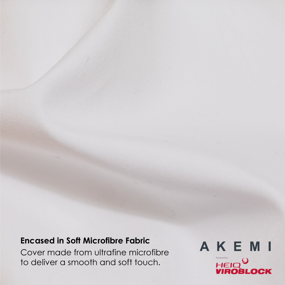 AKEMI HeiQ Viroblock Purefresh Fitted Mattress Protector (Queen ...