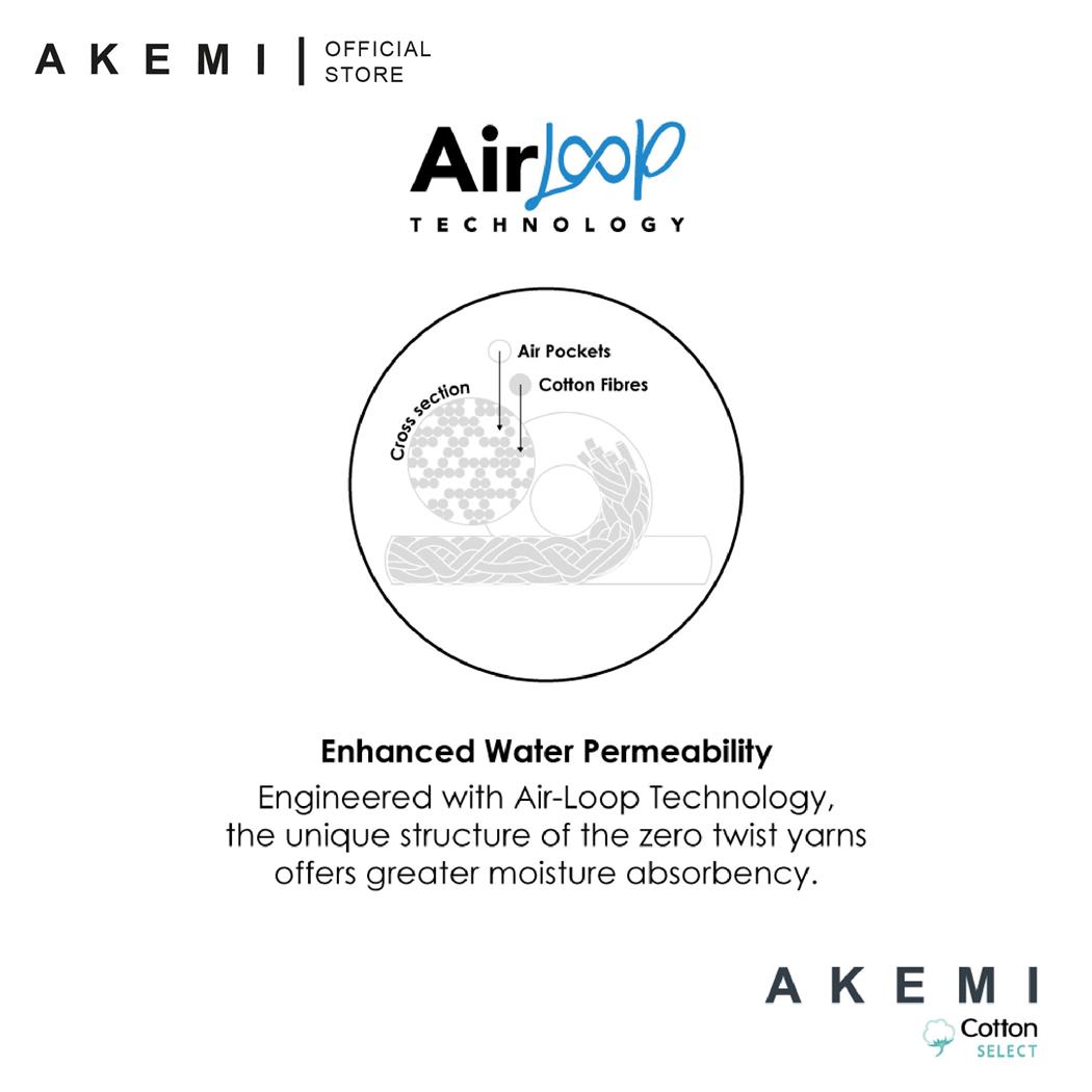 AKEMI Select Ultra Absorbent Airloop Cotton Bath Towel (70cm x 140cm) Milk White - Temptations ...