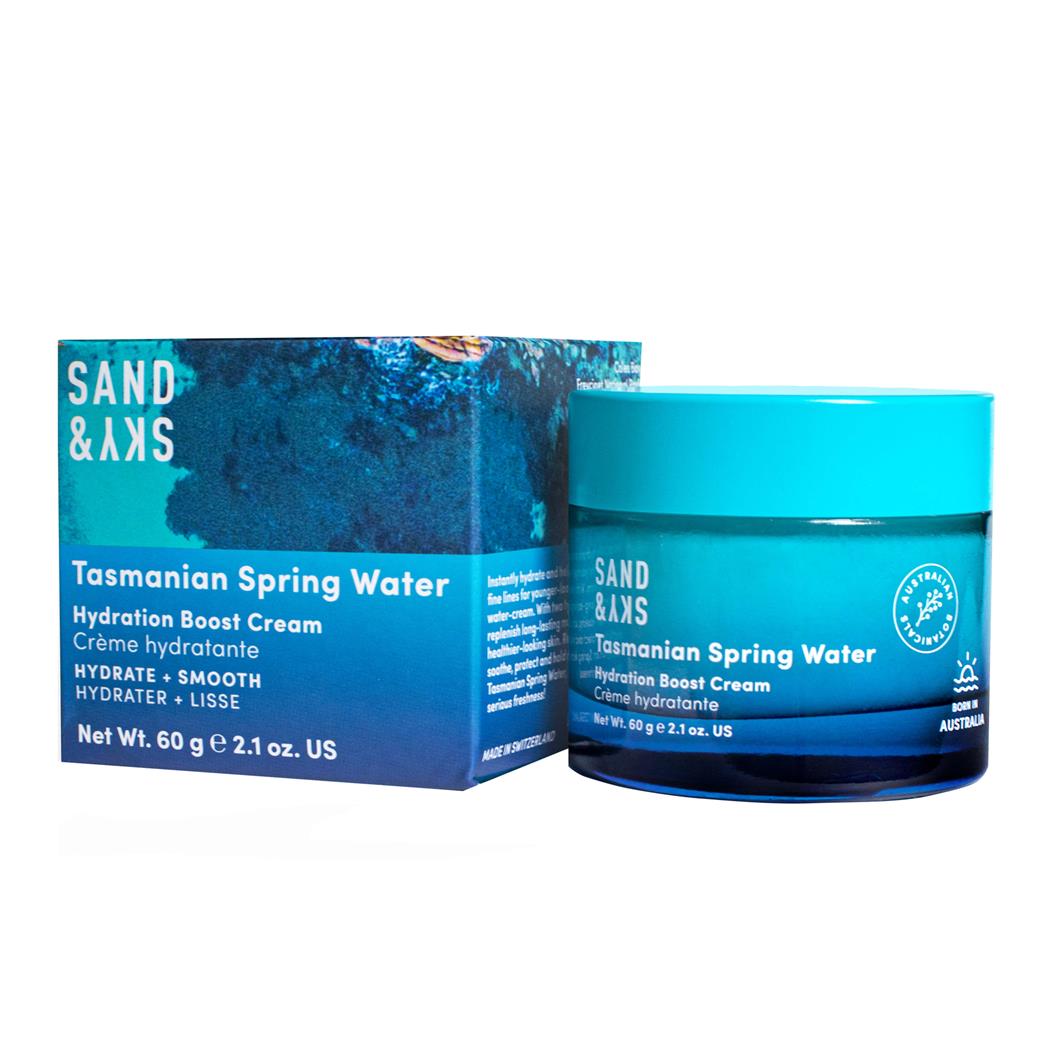 SAND & SKY Tasmanian Spring Water Hydration Boost Cream 60g ...