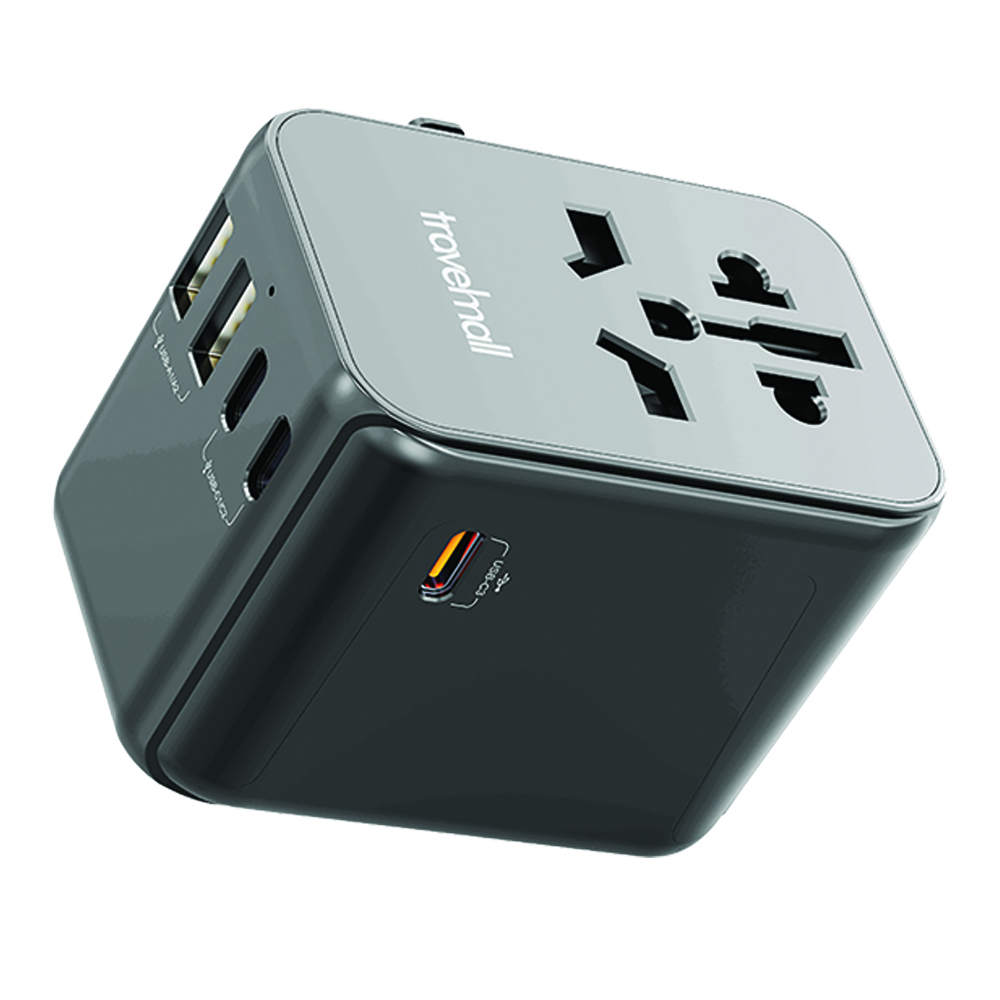 Travelmall 30W PD High Performance Worldwide Travel Adaptor, With 5 Usb ...