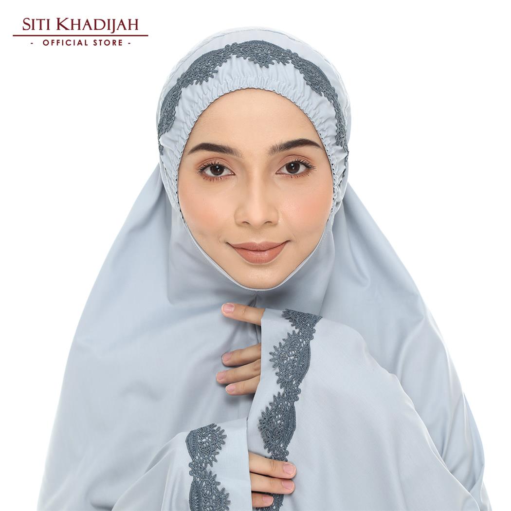 Siti Khadijah Telekung Modish Fellah in Light Grey ( M) - Temptations - Malaysia Airlines