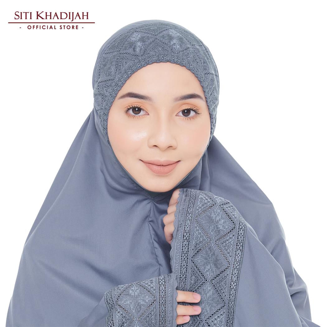 Siti Khadijah Telekung Signature Ayla in Ash Blue ( M) - Temptations - Malaysia Airlines