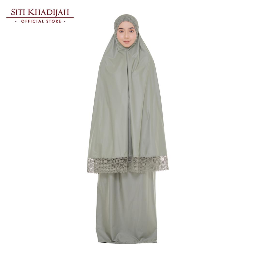 Siti Khadijah Telekung Modish Lian Li in Ash Green ( M) - Temptations ...