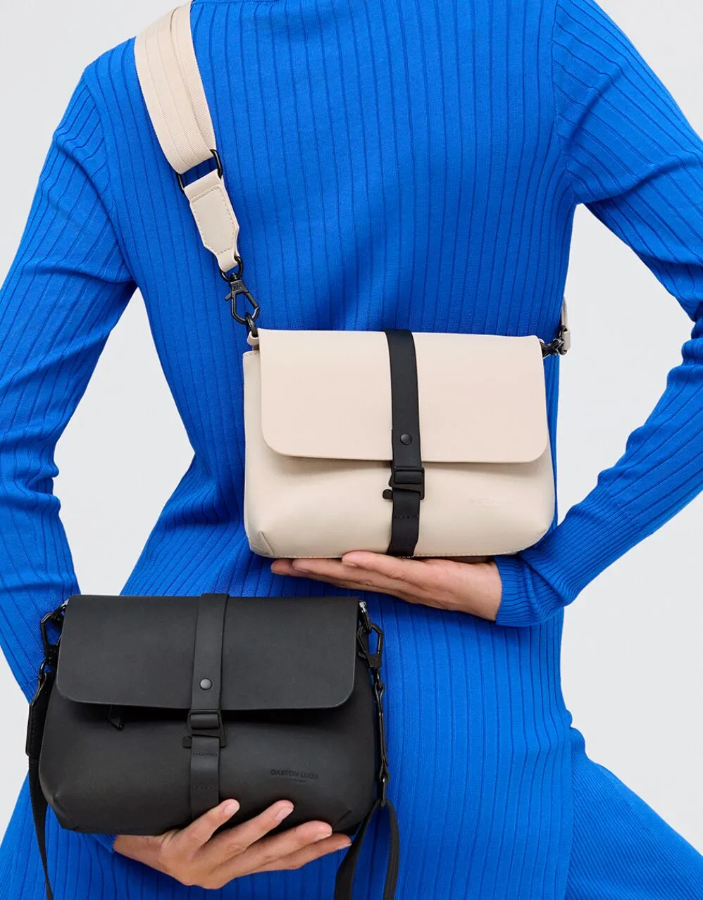 Gaston Luga Spläsh Crossbody Bag - Cloud Cream - Temptations - Malaysia ...