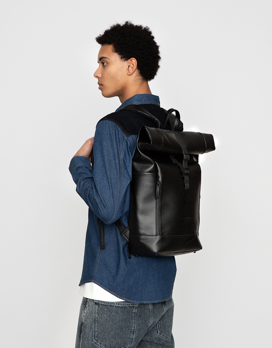 Gaston Luga Backpack Rullen 16'' - Black - Temptations - Malaysia Airlines