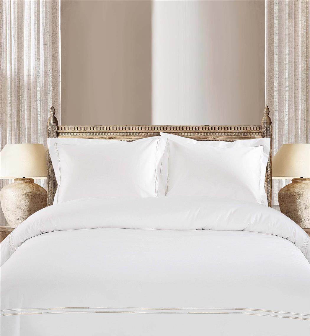 CANNON MONET LE GRAND IZEL BRILLIANT WHITE QUILT COVER SET - QUEEN ...