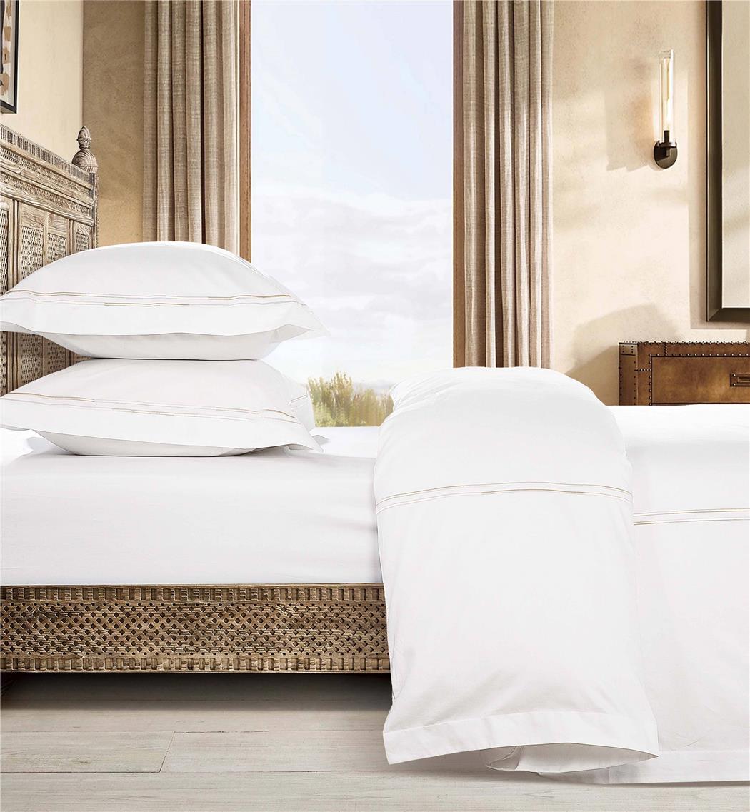 CANNON MONET LE GRAND IZEL BRILLIANT WHITE QUILT COVER SET - QUEEN ...