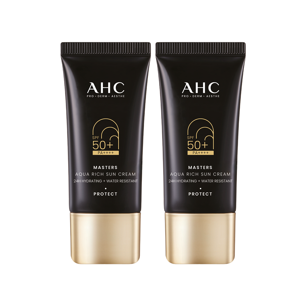 AHC MASTERS AQUA RICH SUN CREAM DUO SET 2X30ML - Temptations - Malaysia ...